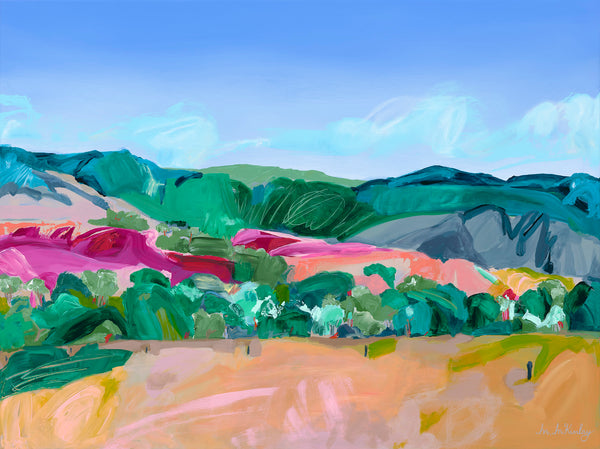 Into the Valley (Original Work) - Madeleine McKinlay Art